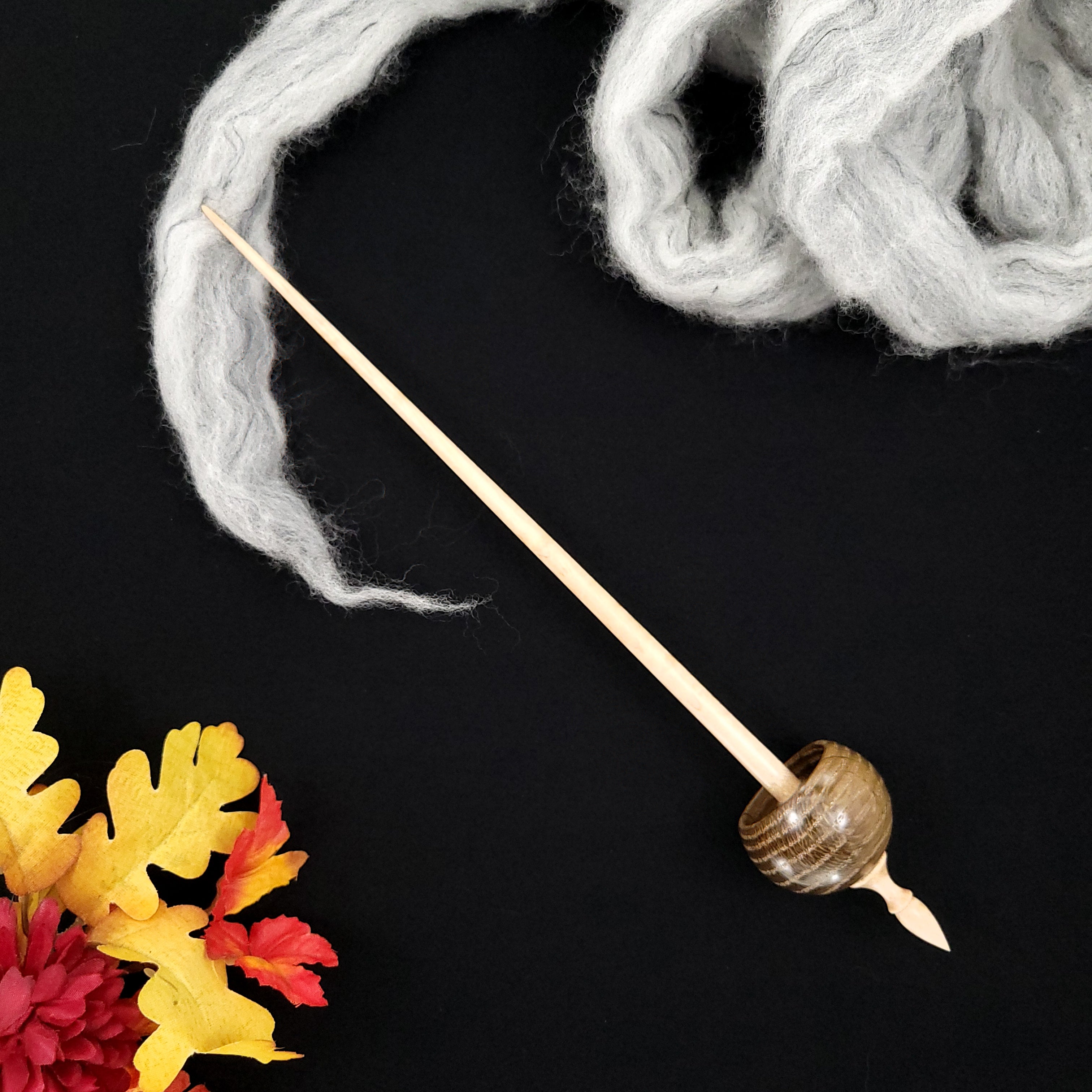 Full Size Fumed White Oak Ninja Spindle – The Spanish Peacock